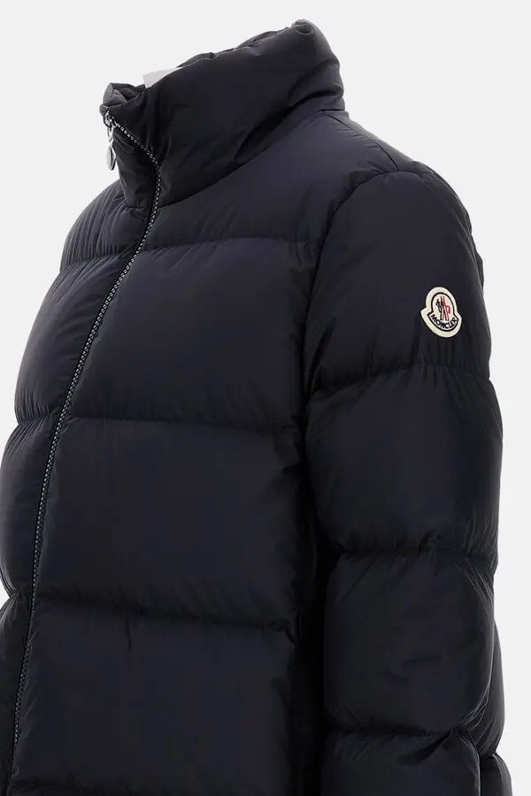 Moncler Mauzun Zip-up Puffer Jacket - Navy Blue