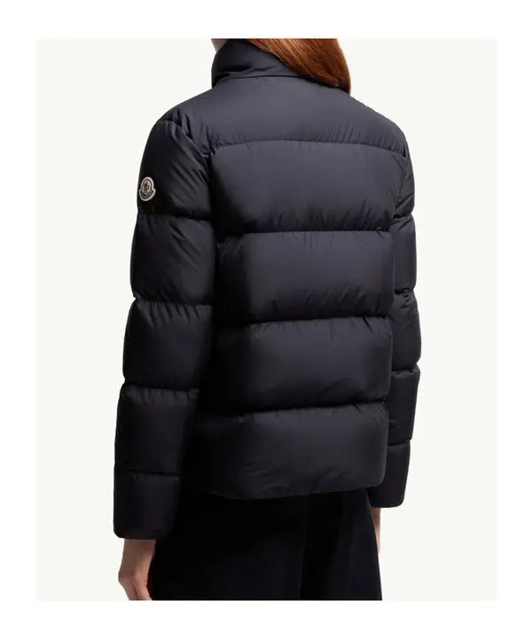 Moncler Mauzun Zip-up Puffer Jacket - Navy Blue