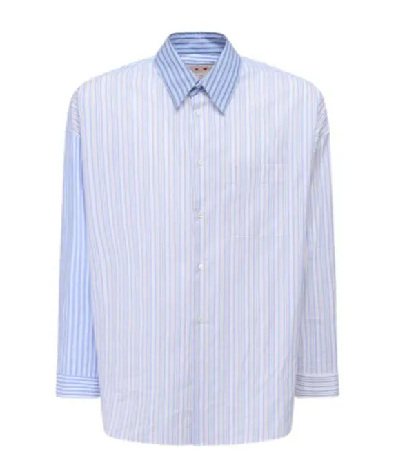 Marni Mixed Stripes Poplin Shirt