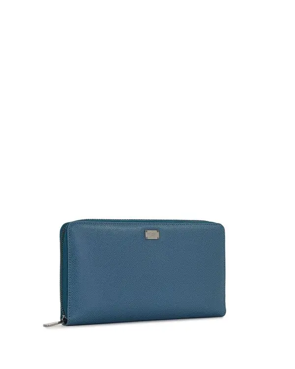 Dolce & Gabbana Logo Details Wallet - Blue