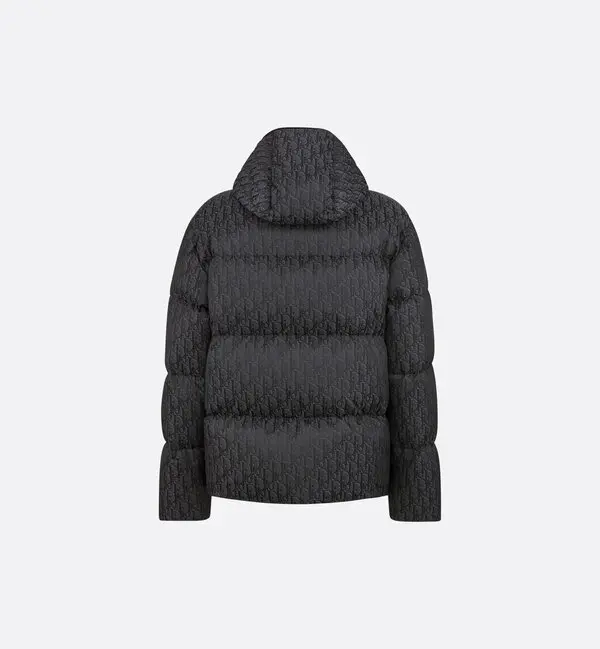 Dior Oblique Hooded Quilted Down Jacket