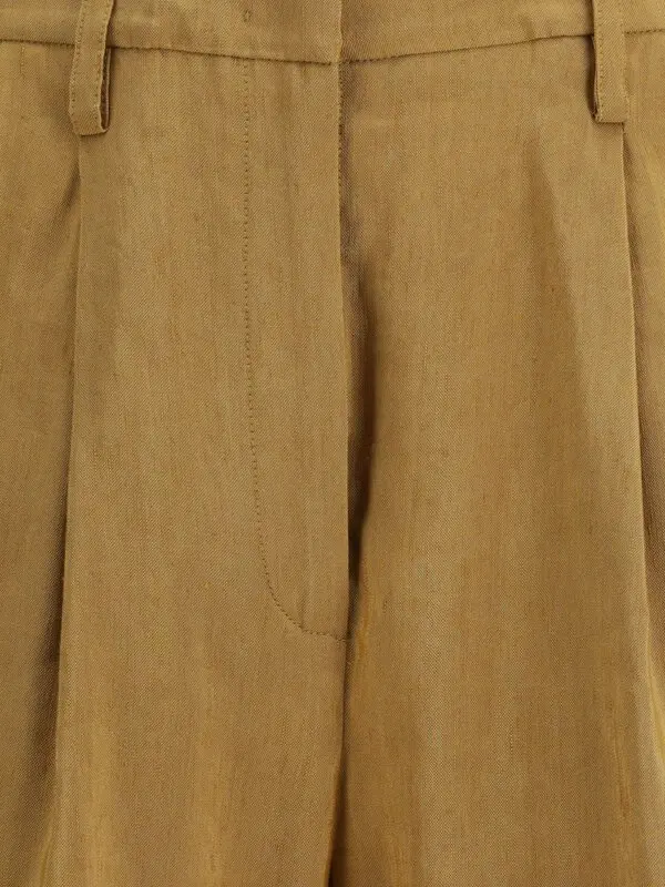 FORTE_FORTE Belted Tailored Shorts