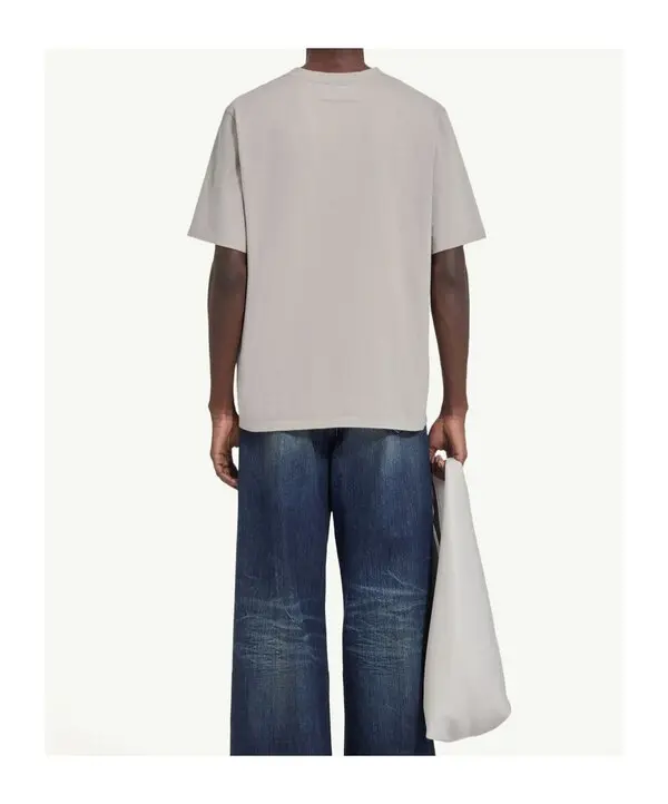 MAISON MARGIELA Crew-neck Graphic T-shirt - Light Grey