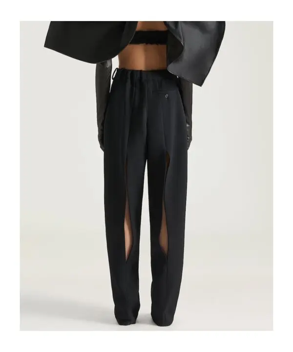 Givenchy Slashed Double Pleat Pants