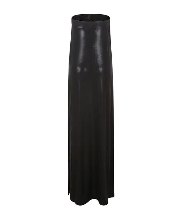 Norma Kamali Strapless Maxi Gown With Side Slit
