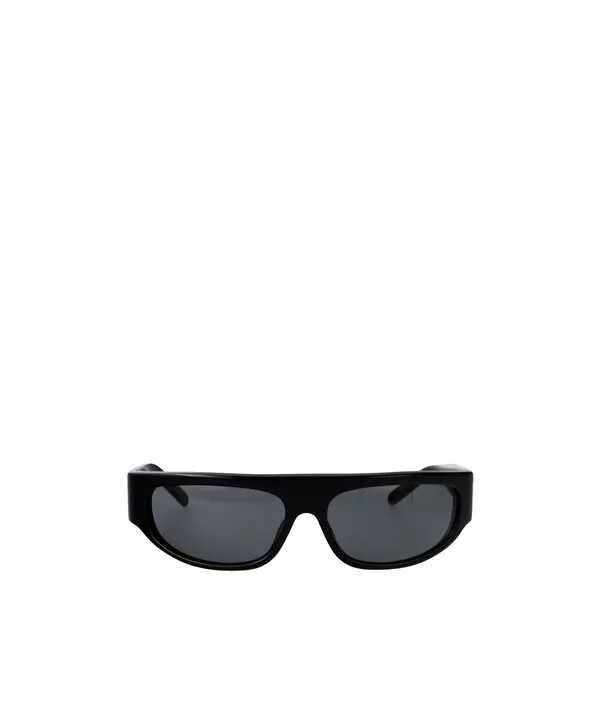 MAISON MARGIELA Geometric Frame Sunglasses - Black