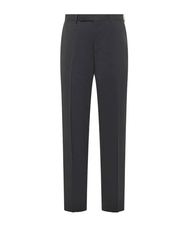 Zegna Pleated Tailored Trousers - Black