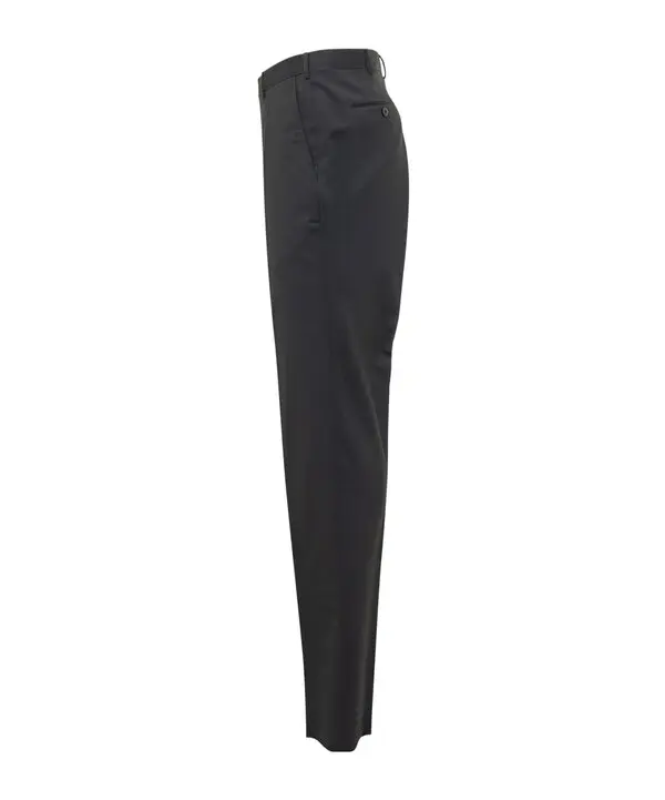 Zegna Pleated Tailored Trousers - Black