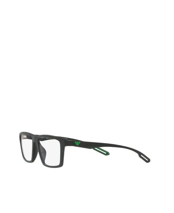 Emporio Armani Rectangle Frame Sunglasses - Black