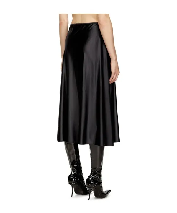 DIESEL® O-mori Flared Midi Skirt