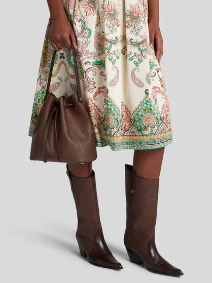 Etro Small Paisley Bucket Bag