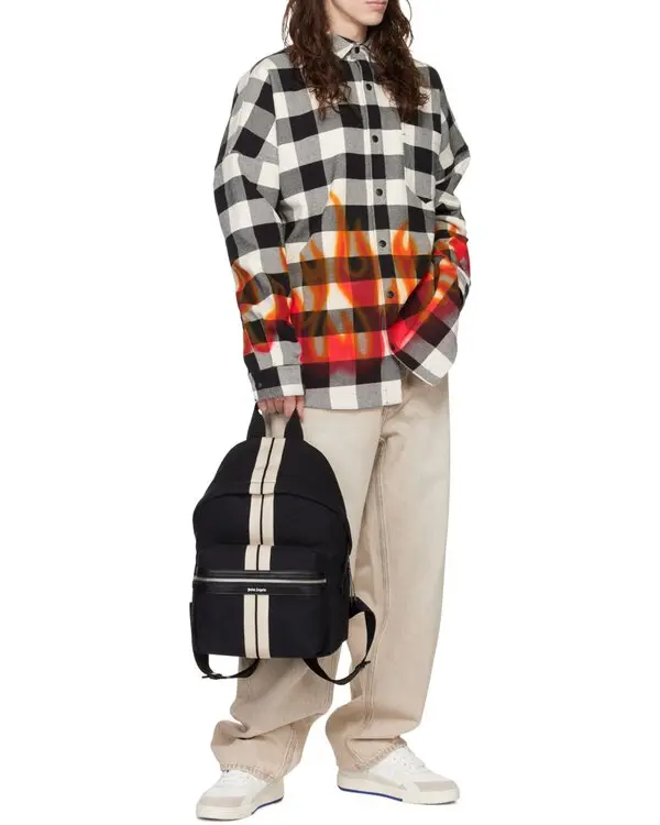 Palm Angels Logo Print Backpack