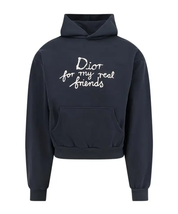 Dior Embroidered Hooded Sweatshirt