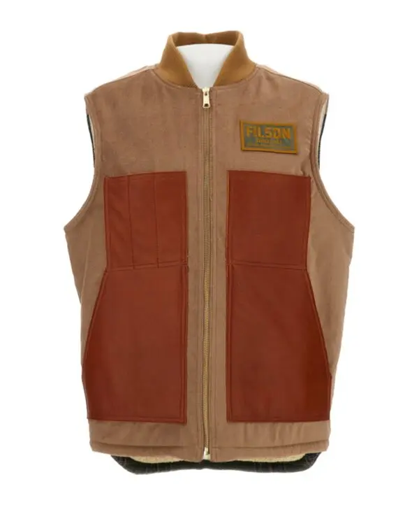 Junya Watanabe Logo Zip-up Vest - Red