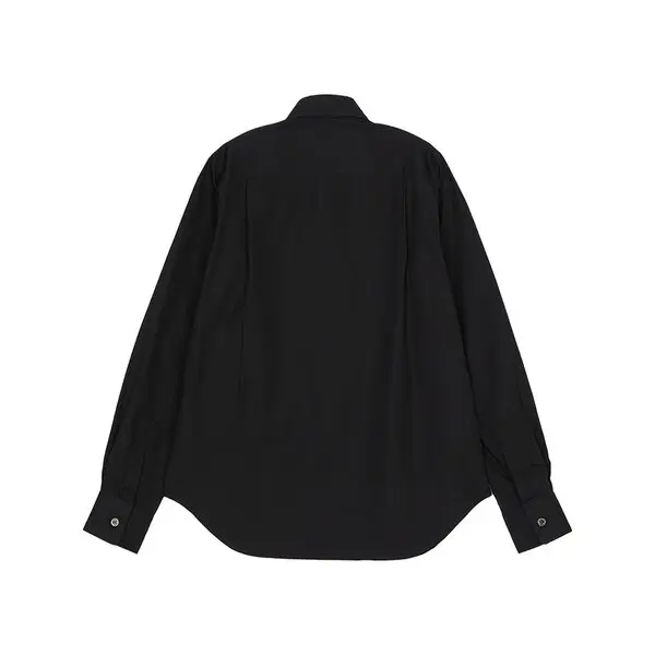 Comme Des Garçons Long Sleeve Shirt With Embroidered Heart