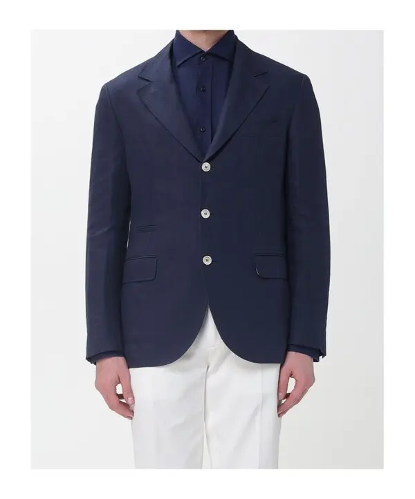 Brunello Cucinelli Single-breasted Blazer - Navy