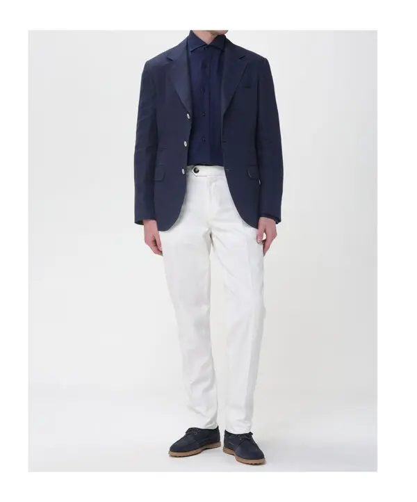 Brunello Cucinelli Single-breasted Blazer - Navy