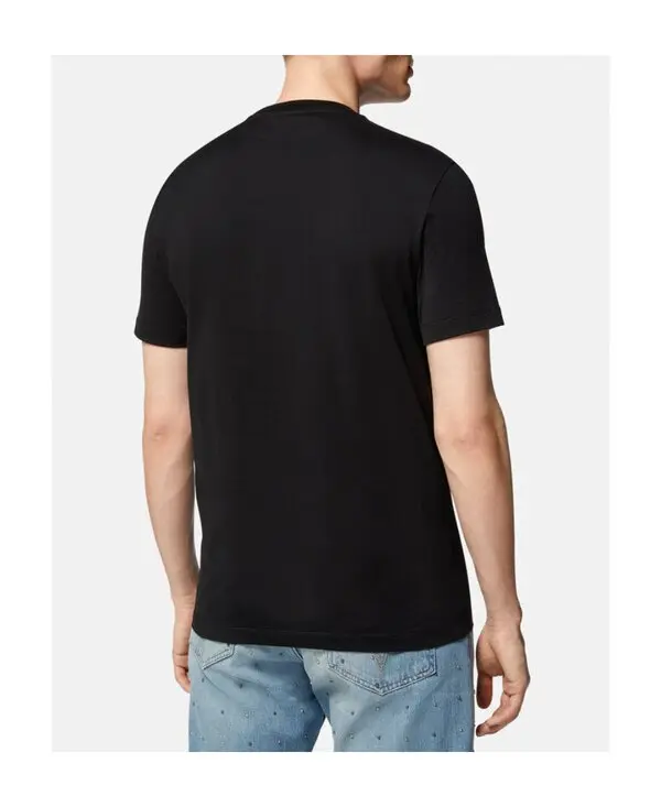 Versace Logo Printed Crewneck T-shirt