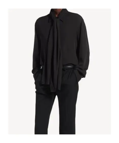 Balenciaga Scarf Shirt - Black