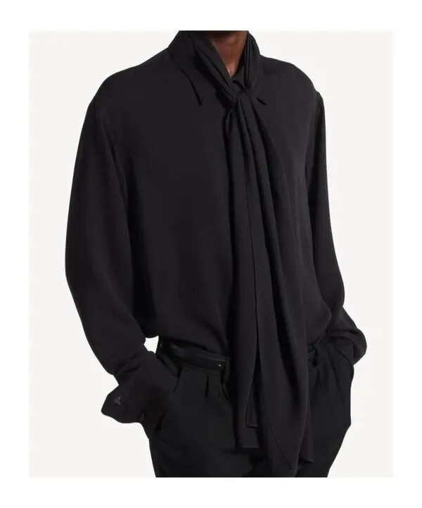 Balenciaga Scarf Shirt - Black