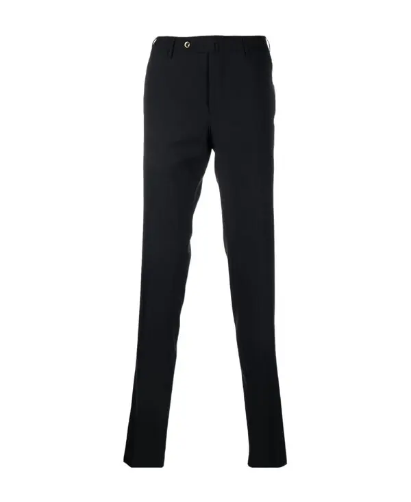 PT TORINO Tailored-cut Tapered Trousers