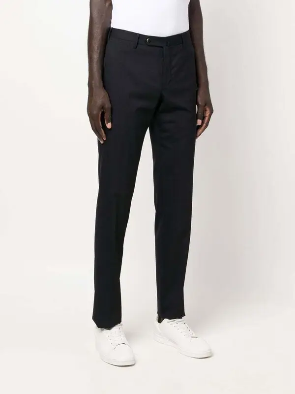 PT TORINO Tailored-cut Tapered Trousers