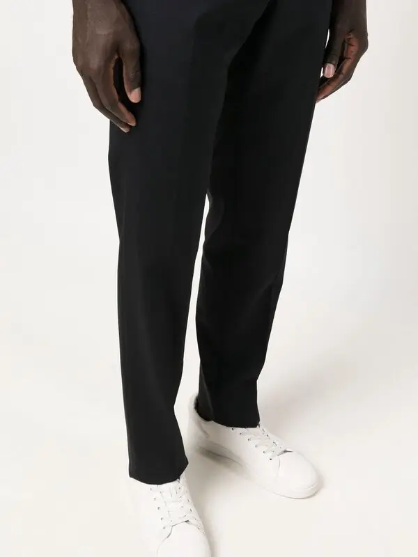 PT TORINO Tailored-cut Tapered Trousers