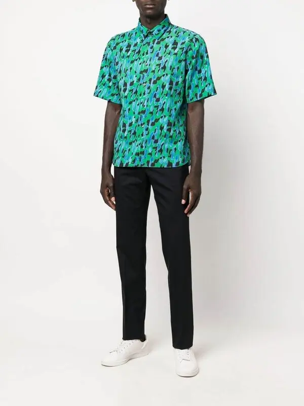 PT TORINO Tailored-cut Tapered Trousers