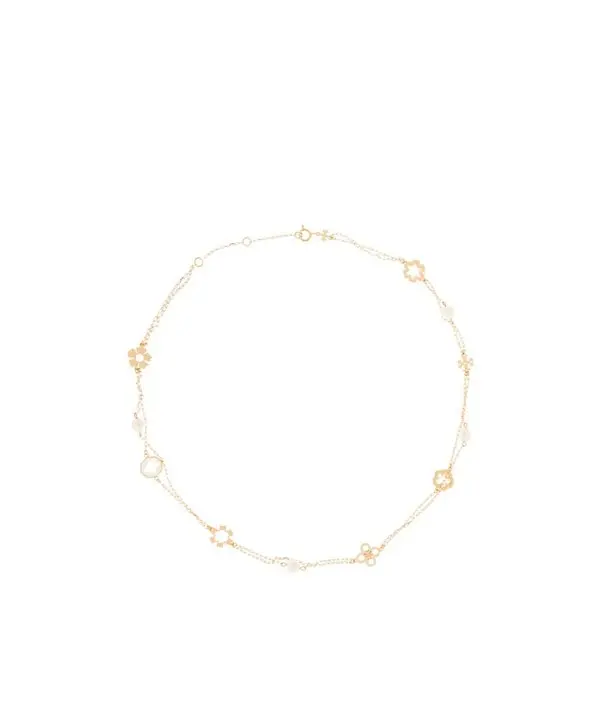 Tory Burch Flower Necklace - Yellow