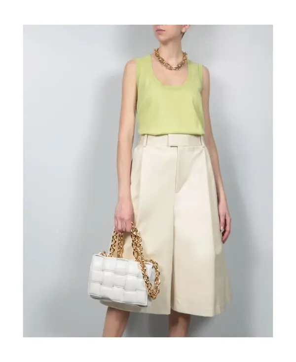 Bottega Veneta Scoop Neck Knitted Top - Green