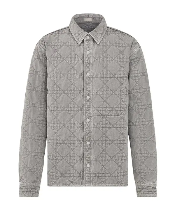 Dior Cannage Overshirt - Grey