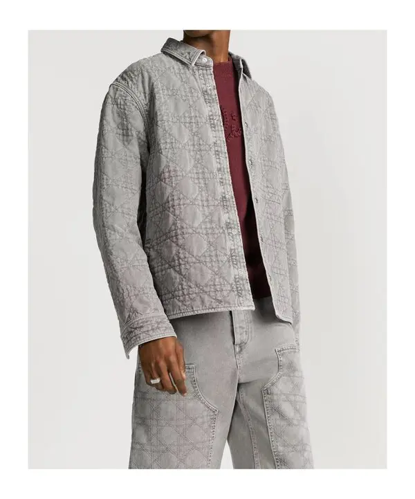 Dior Cannage Overshirt - Grey
