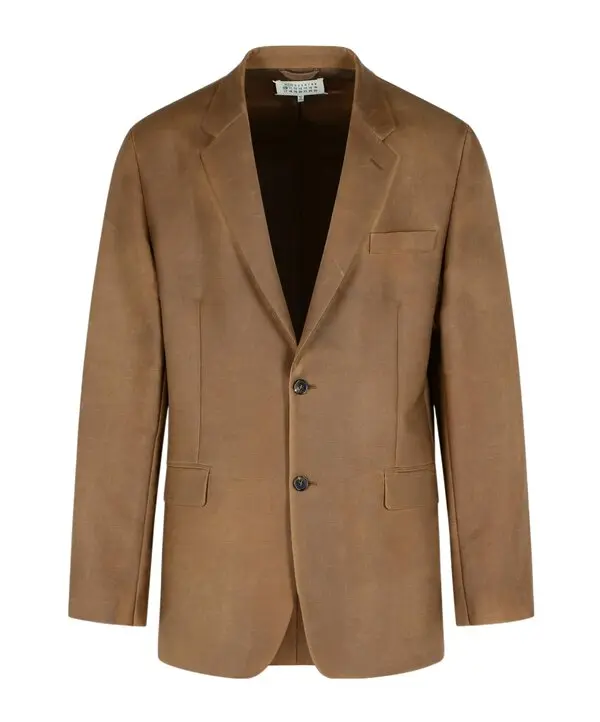 MAISON MARGIELA Single-breasted Tailored Jacket In Mohair And Wool