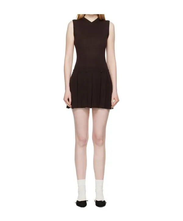 Sandy Liang Millie Mini Dress - Black