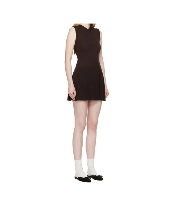 Sandy Liang Millie Mini Dress - Black