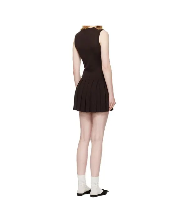 Sandy Liang Millie Mini Dress - Black