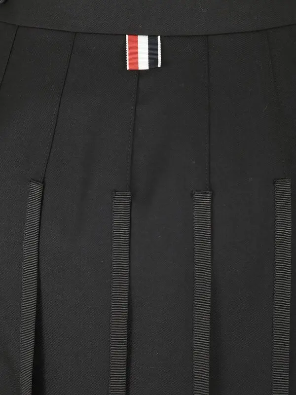Thom Browne Super 120's Twill Pleated Skirt