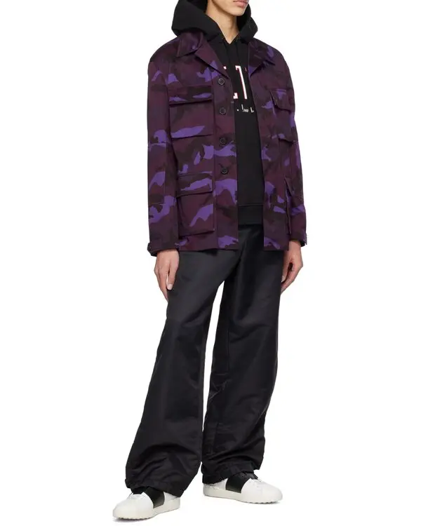Valentino Garavani Vltn Logo Printed Drawstring Hoodie