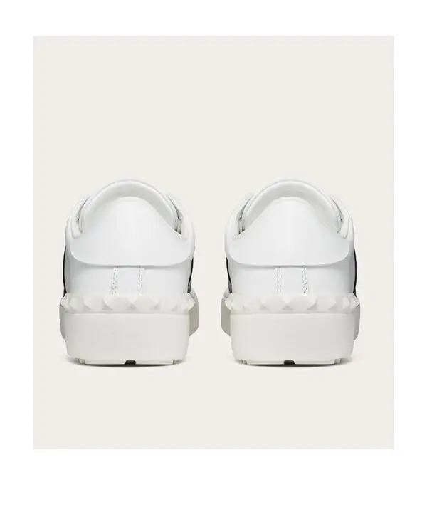 Valentino Garavani Contrast Band Lace-up Sneakers - White