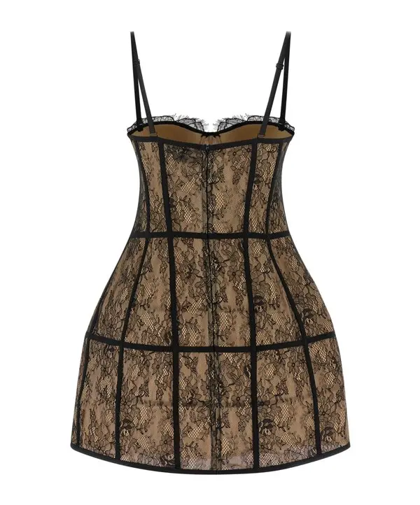 Giuseppe Di Morabito Lace Corset Mini Dress