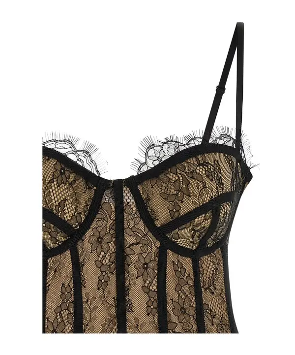 Giuseppe Di Morabito Lace Corset Mini Dress