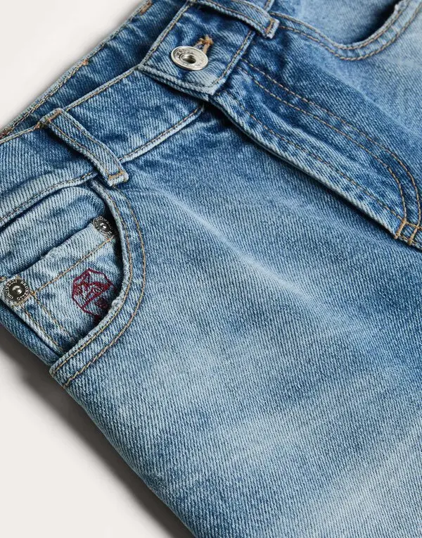 Brunello Cucinelli Ripped Straight-leg Jeans