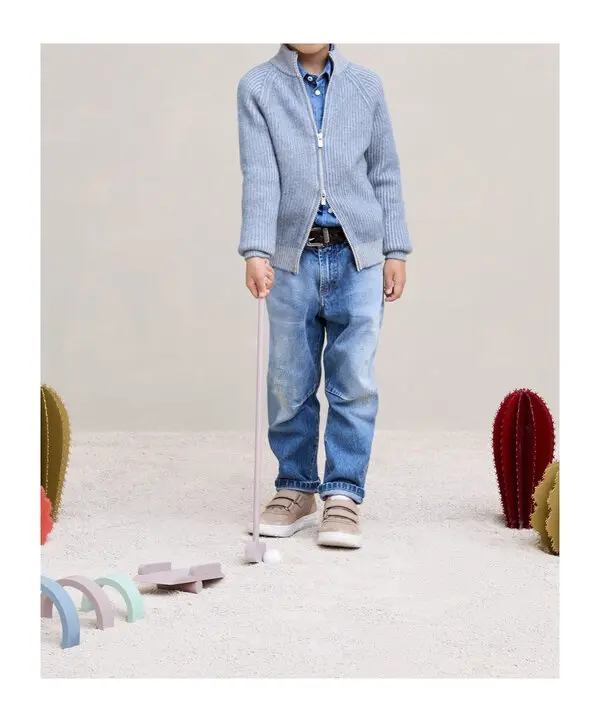 Brunello Cucinelli Ripped Straight-leg Jeans