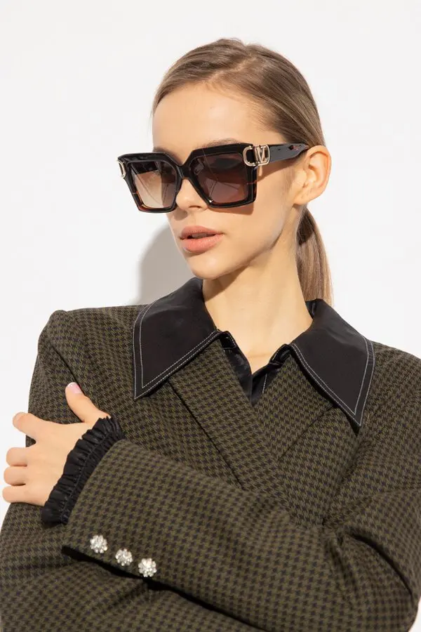 Valentino Garavani Butterfly Frame Sunglasses