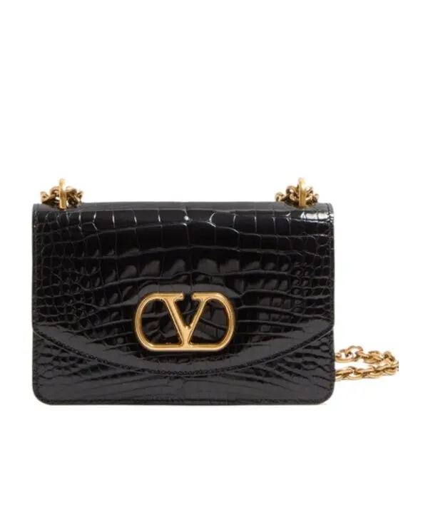 Valentino Garavani Vain Small Shoulder Bag - Black