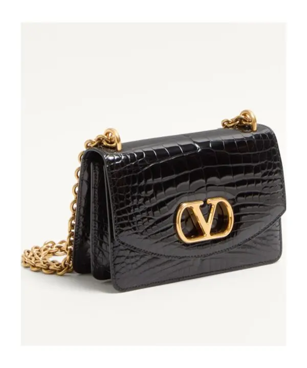 Valentino Garavani Vain Small Shoulder Bag - Black