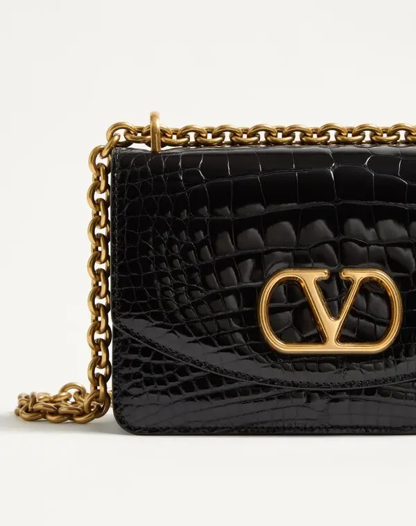 Valentino Garavani Vain Small Shoulder Bag - Black
