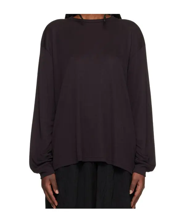 Studio Nicholson Simmons Long Sleeve T-shirt - Black