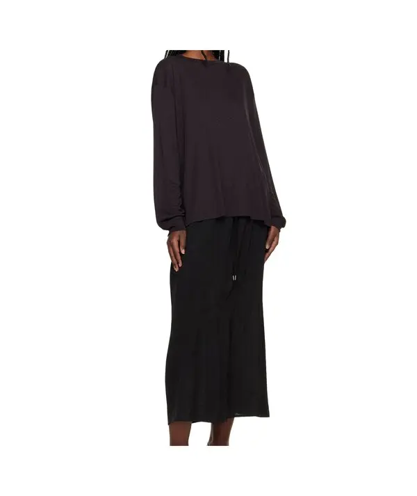 Studio Nicholson Simmons Long Sleeve T-shirt - Black
