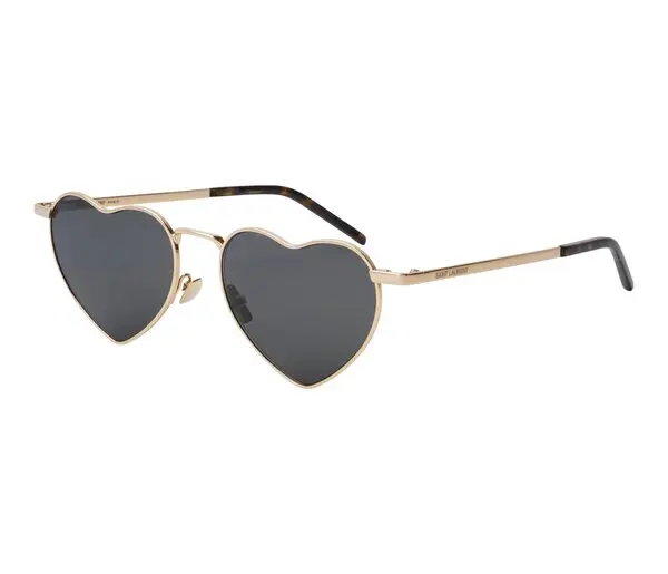 Saint Laurent Loulou Heart Sunglasses - Black